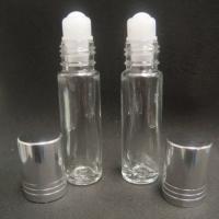 China 18ml White Plastic Tall Empty Roll On Bottle Screw Cap Mini Eye Cream Skin Perfume for sale