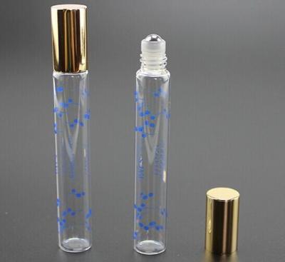 China Cosmetic Perfume Oil Roll On Glass Bottle With Roller Ball 4ml 6ml 10ml 15ml for sale