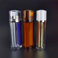 China Empty Airless Lotion Pump Bottle 20ml X 2 Dual Chamber Spray Bottle Cosmetic Packaging for sale
