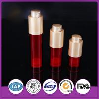 China Recycled ABS Round Airless Snap On Stand Up Straight Cosmetic Bottle 15ml for sale