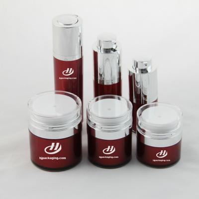 China 15ml Airless Cosmetic Bottle Jar For Facial Cream Lotion Scrub for sale