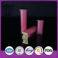 China 15ml 0.5oz Square PMMA Airless Plastic Lotion Bottles With Aluminum Snap On Cap for sale