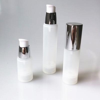 China Skin Care PP Plastic Airless Lotion Pump Bottle 50ml Pumps Cosmetic Packaging for sale