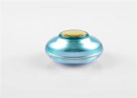 China Cosmetic Cream Jar Packaging Luxury 10g 20g 30g Blue Acrylic Cream Jar for sale