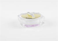 China Octagon Shape Acrylic Jar 50g For Skin Care Empty Clear Cream Cosmetic Container for sale