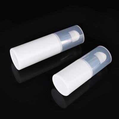 China 50ml Silver Aluminum Airless Pump Bottle Vacuum Dispenser Spray Bottles for sale