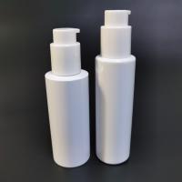 China Empty 120ml Refillable White Pet Plastic Body Lotion Shampoo airless Pump Bottle for sale
