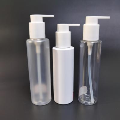 China 120ml White Liquid Soap Hand Wash Bottle PET Plastic Dispenser Soap Foam Pump Bottle for sale