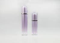 China Golden Acrylic Small Lotion Pump Bottle , Spray Painting Cosmetic Cream Bottle for sale