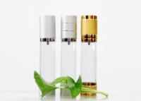 China Cylindrical Makeup Pump Bottle 80ml 200ml Aluminum Cap Frosted Custom Color for sale