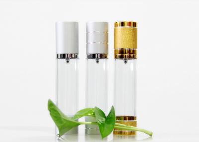 China Cylindrical Makeup Pump Bottle 80ml 200ml Aluminum Cap Frosted Custom Color for sale