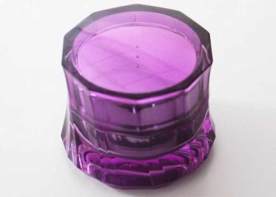 China 30ml 50ml Plastic Makeup Jars , ABS Round Acrylic Cosmetic Containers for sale