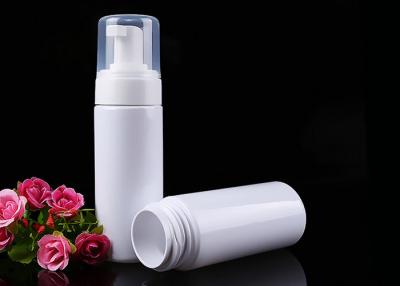 China White 100ml PET Plastic Bottles Cleanser Foam Packaging With Pump Sprayer for sale