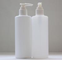 China Empty Plastic Liquid PET Plastic Bottles 300ml White HDPE Straight Round Gel Oil for sale