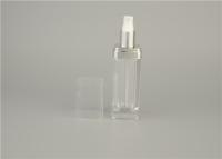 China Transparent Pump Cosmetic Lotion Bottles Custom Plastic 30ml For Emulsion for sale
