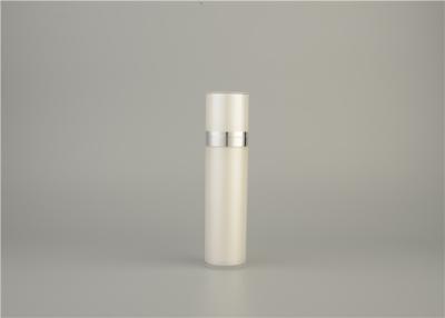 China Luxury Acrylic Lotion Bottle 15ml 30ml 50ml 100ml Round Shape Plastic Lotion Bottle Cosmetic Airless Bottle for sale