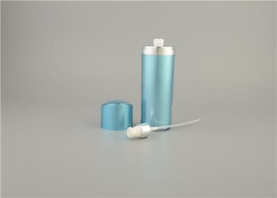 China 30ml 50ml 100ml Round Lotion Bottle New Design Eelegant Blue Color Cosmetic Plastic Bottle Wholesale for sale