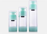 China 50ml Fresh Color  Airless Pump Jars , Round AS Airless Pump Bottles for sale