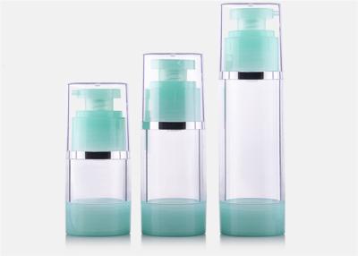 China 50ml Fresh Color  Airless Pump Jars , Round AS Airless Pump Bottles for sale