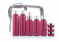 China Pump Sprayer Bottle Travel Kit , 8PCS Travel Size Bottle Set Cosmetic Packaging for sale