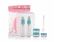 China Non Spill 6PCS Travel Bottle Set Plastic Cosmetic 120ml With Pump Sprayer for sale