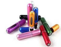 China Pump Lady Portable Aluminum Atomizer Travel Refillable 5Ml Mini Metal Spray Bottle for sale