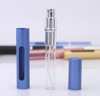 China Filling Type Pump 5ml Travel Perfume Atomiser Gold Metal Mist Sprayer for sale