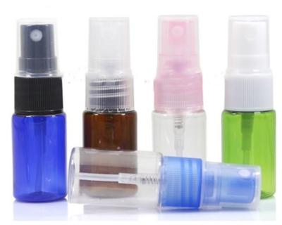China Empty Plastic Cosmetic Spray Bottle Transparent 5ml 8ml Sample Size FDA for sale
