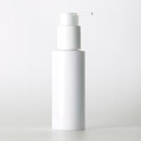 China White Luxury Empty Lotion Bottles With Pump Pet Material 100ml For Shampoo for sale