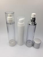 China Cosmetic Packaging Airless Cosmetic Bottles 30ml - 150ml White Color for sale