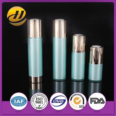 China Luxury Airless Empty Cosmetic Bottles / Screw Cap Acrylic Lotion Bottle for sale