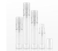 China Mini Slim Plastic Airless Cosmetic Bottles 5 Ml 10 Ml 12 Ml 15 Ml for sale
