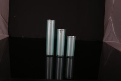 China Double Wall White Slim Empty Cosmetic Bottles / 30ml Plastic Pump Bottles for sale