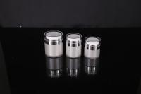 China Square Custom Green Lotion Pump Bottle , 15ml 30ml Emulsion Plastic Lotion Jars for sale