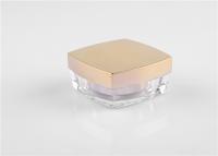 China Screw Cap Round Airless Pump Bottles , 15ml Cream Plastic Cosmetic Jars for sale