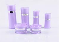 China Square Thick Wall Empty Cosmetic Cream Jars ABS With Round Cap 1oz - 100ml for sale