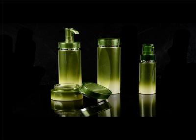 China New Design Cosmetic Bottle Acrylic Oval Plastic Lotion Bottles Decorative Classic Luxury Fancy Empty Lotion Pump Bottle for sale