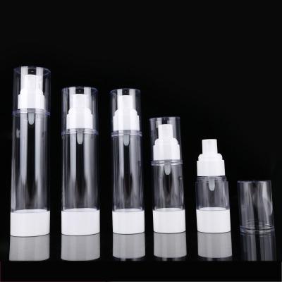 China PP Plastic Cosmetic Bottles Airless Dispenser Bottles Cosmetic Packaging for sale