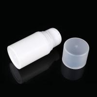China White Plastic Airless Bottles Cosmetic Packaging With Frosted Lid PP Material for sale