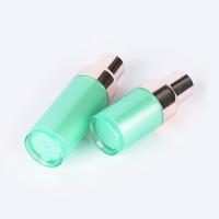 China Skin Care Cosmetic Pump Bottles Green Color for sale