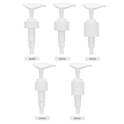 China Various sizes White Hand Washing  Plastic Screw Lotion Pump for sale