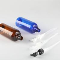 China Spiral Plastic Cosmetic Tubes Round Long Neck 500ML for sale