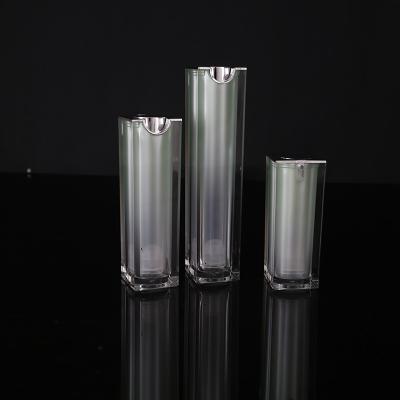 China Grey 15ml 30ml 50ml Lotion Airless Pump Container for sale
