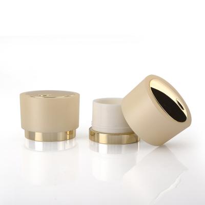 China Cosmetic Acrylic Collar 30g 50g Capacity Face Cream Jars for sale