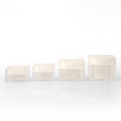 China Empty Acrylic 15g 30g 50g 80g Capacity Cosmetic Cream Jars for sale