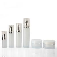 China Aluminum Cap White Sealed 15g 30g 50g Acrylic Cream Jar for sale