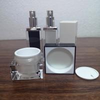 China Skin Care Cream Acrylic 30ml Cosmetic Cream Jars for sale