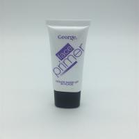 China Unique soft Tube  white hand facial body Cream with black or gold lid, empty container super flat tube for sale
