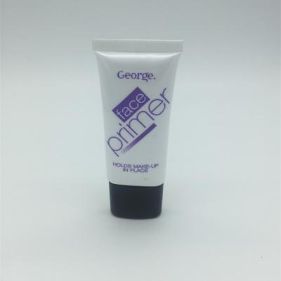 China Unique soft Tube  white hand facial body Cream with black or gold lid, empty container super flat tube for sale
