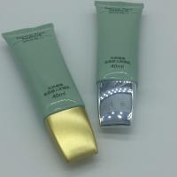 China 30ml 50ml  plastic green empty skin care hand cream facial cleanser soft tube with square lid China supplier for sale